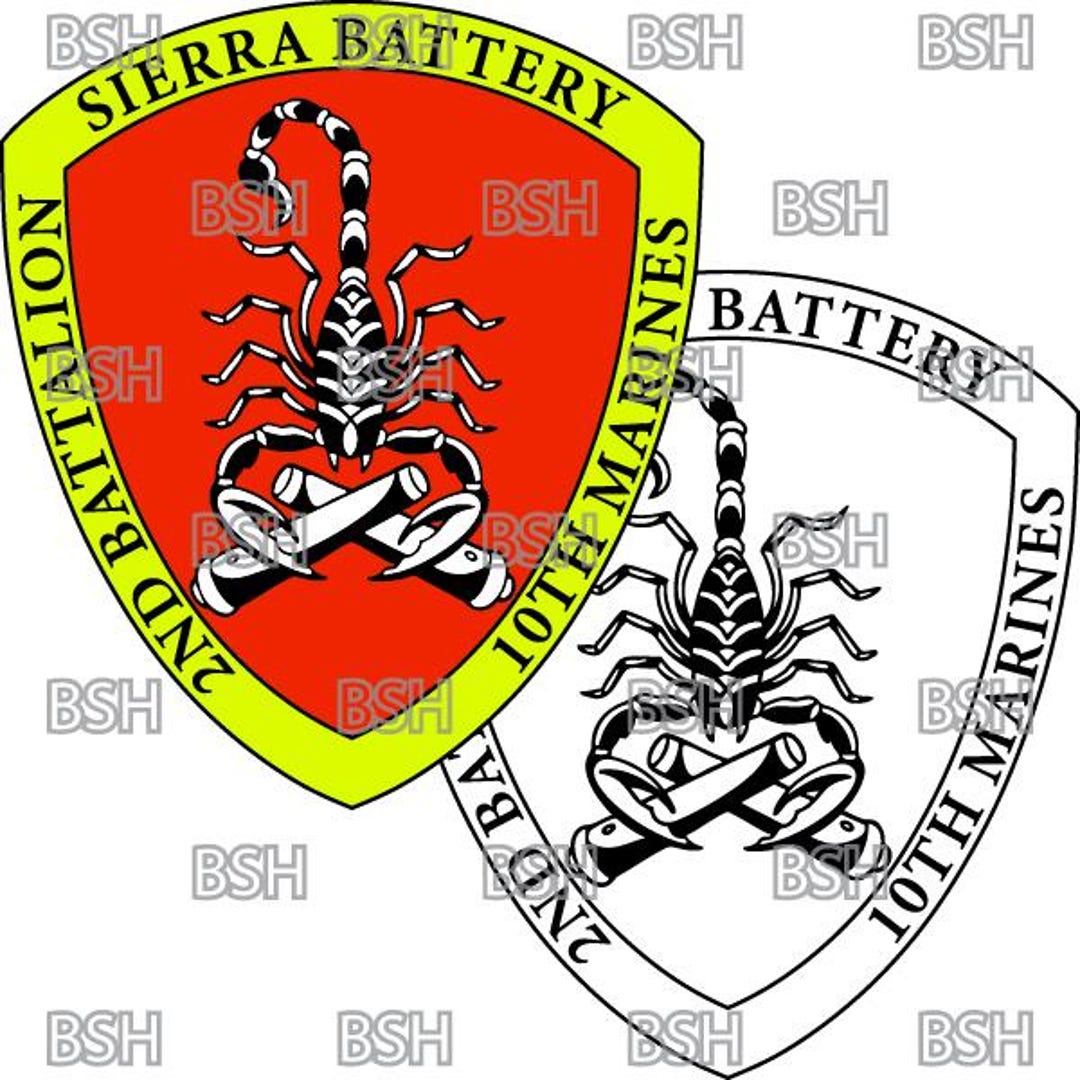 Marine 2/10 Scorpion Patch Vector Image Files (.ai, .pdf, & .svg ...