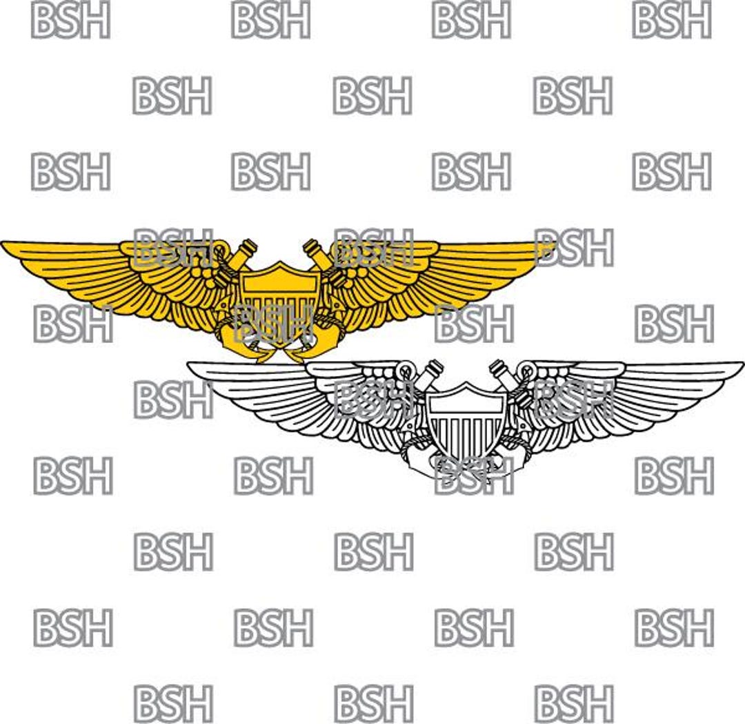 US Navy NFO Wings Vector Image Files (.ai, .pdf, & .svg Formats) Plus ...