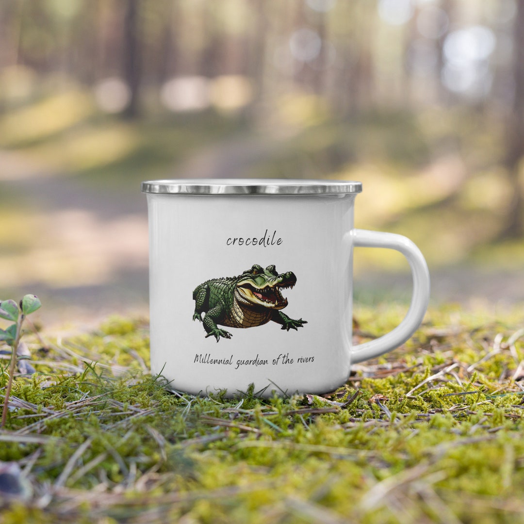 "millennial Guardian of the Rivers" Mug, Crocodile Mug, Nature Lovers ...