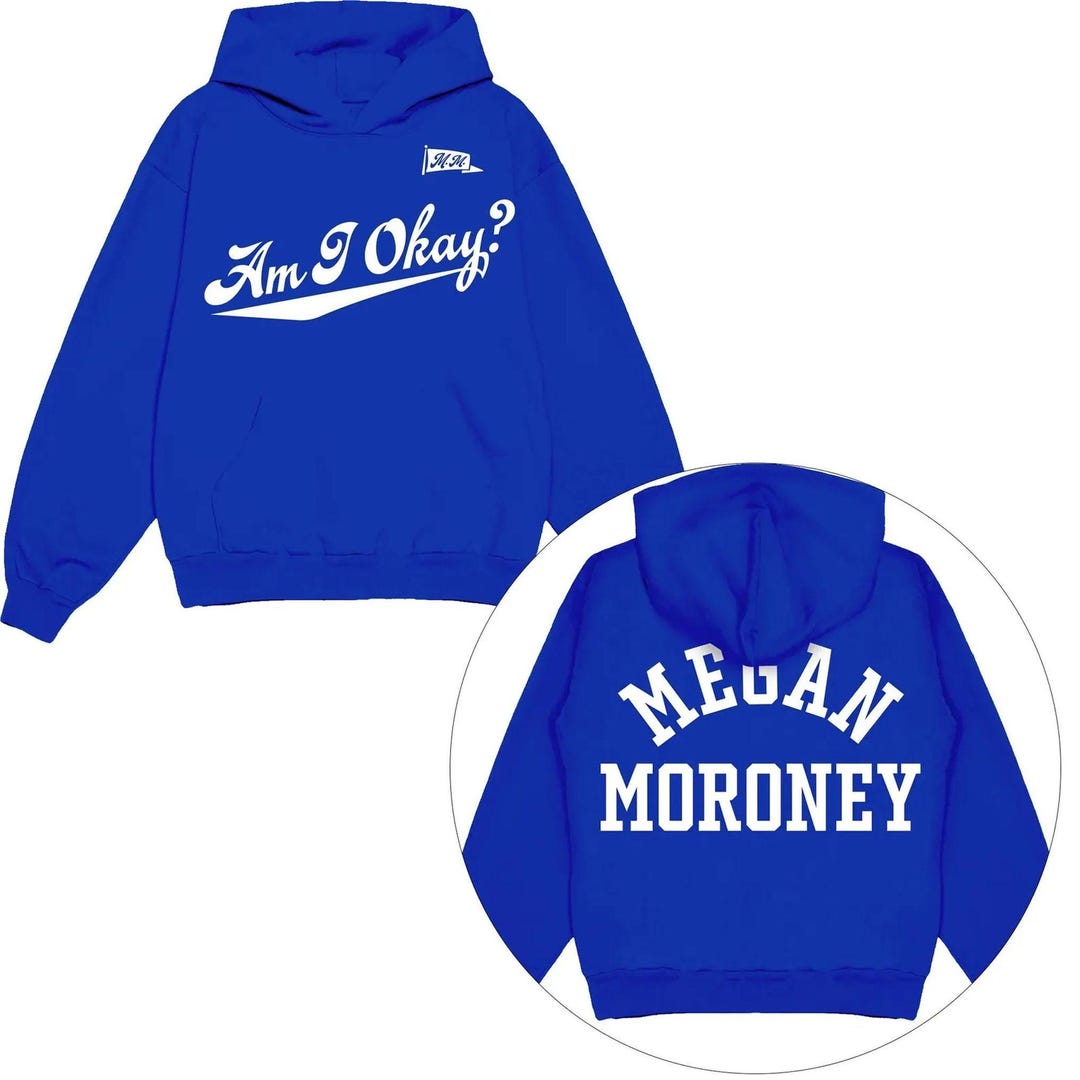 Megan Moroney Am I Okay Tour Hoodie Megan Moroney Merch Royal Blue S ...