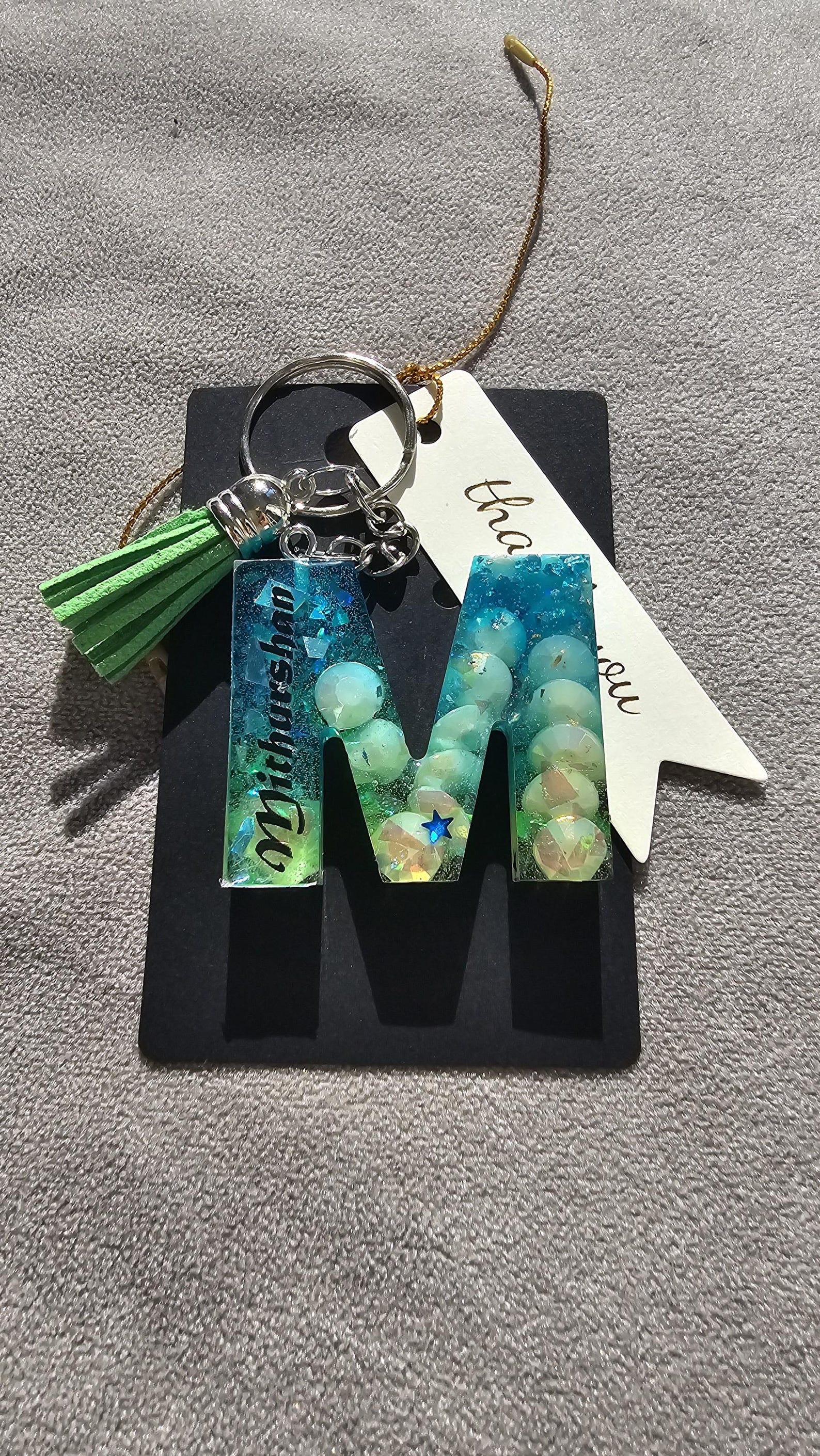 Letter Keychain. - Etsy
