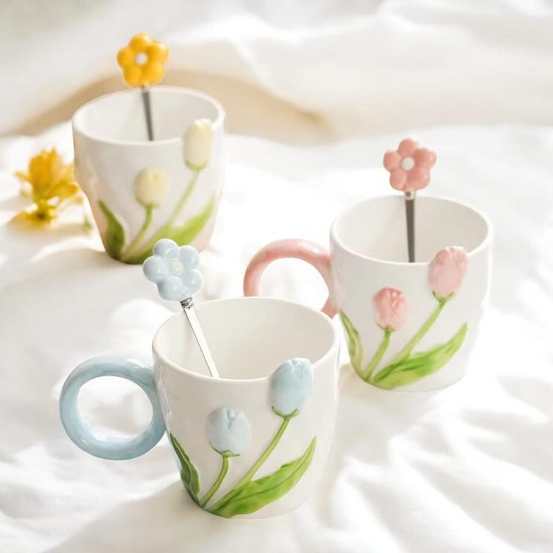 Tulip Shaped Cups - Etsy