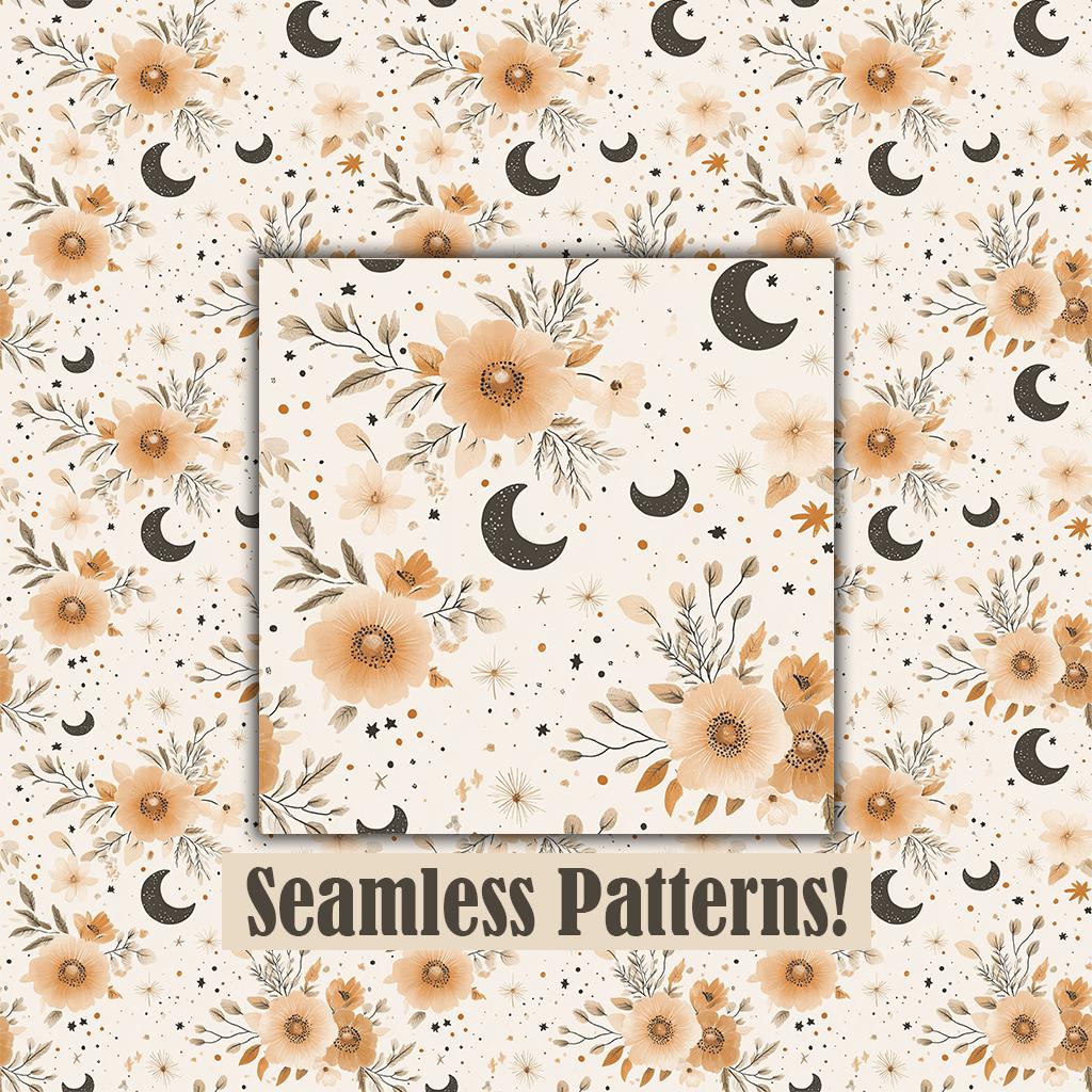 Boho Baby Dreams V2 - 24 Seamless Digital Paper Pack, Watercolour ...
