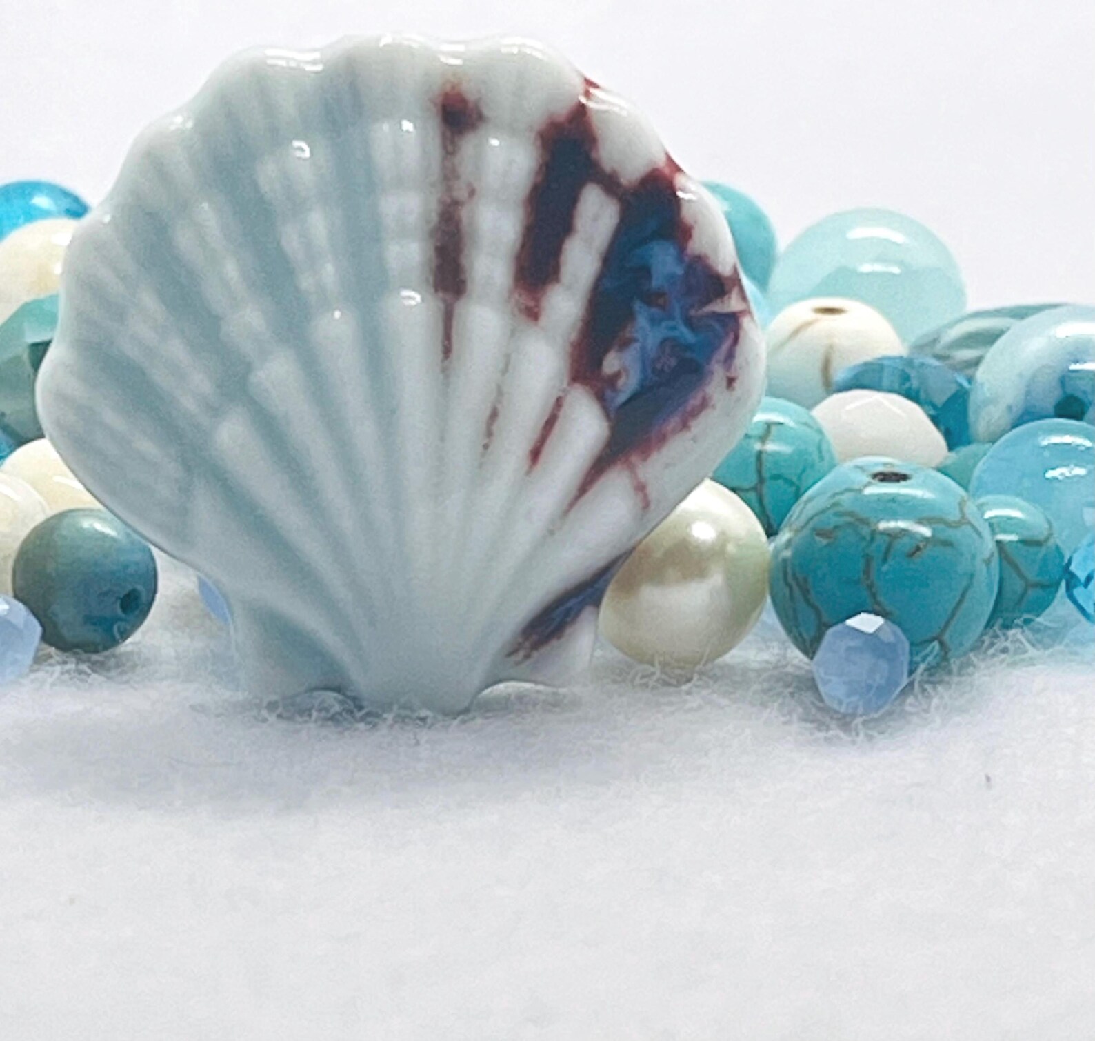 Clamshell Beachy Aesthetic Bead Soup Assorted Mix for Jewelry Ornaments ...