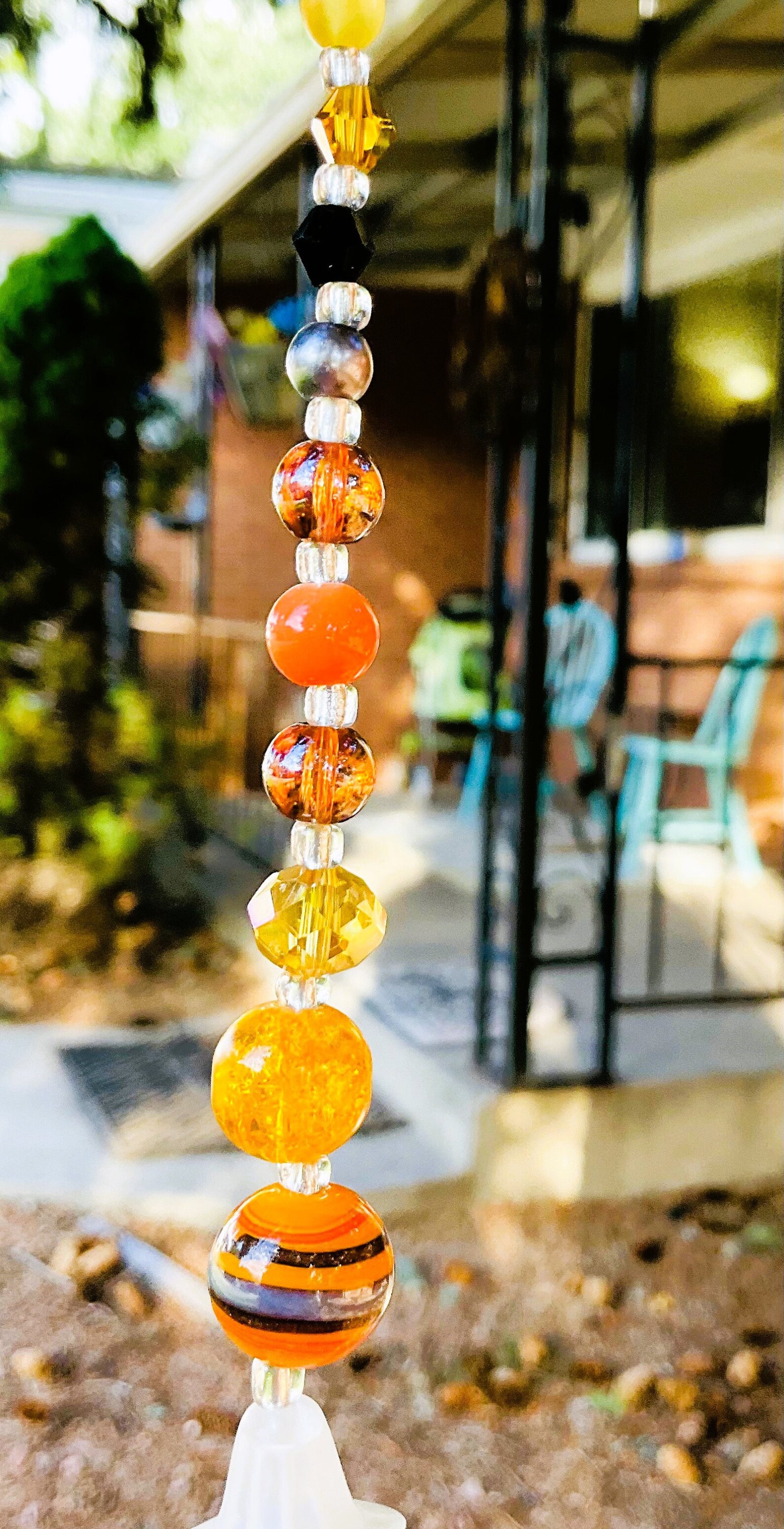 Crystal Bee Sun Catcher Handmade Gift Summer Home Decor Beaded Indoor ...