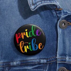 Pride Month Inclusive Pin | LGBTQ+, Safe, Rainbow Button, Bag Accessory ...
