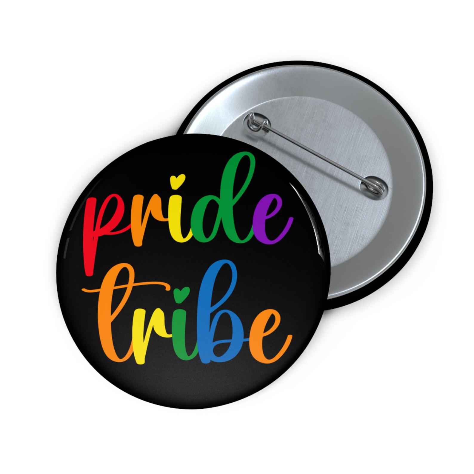 Pride Month Inclusive Pin | LGBTQ+, Safe, Rainbow Button, Bag Accessory ...