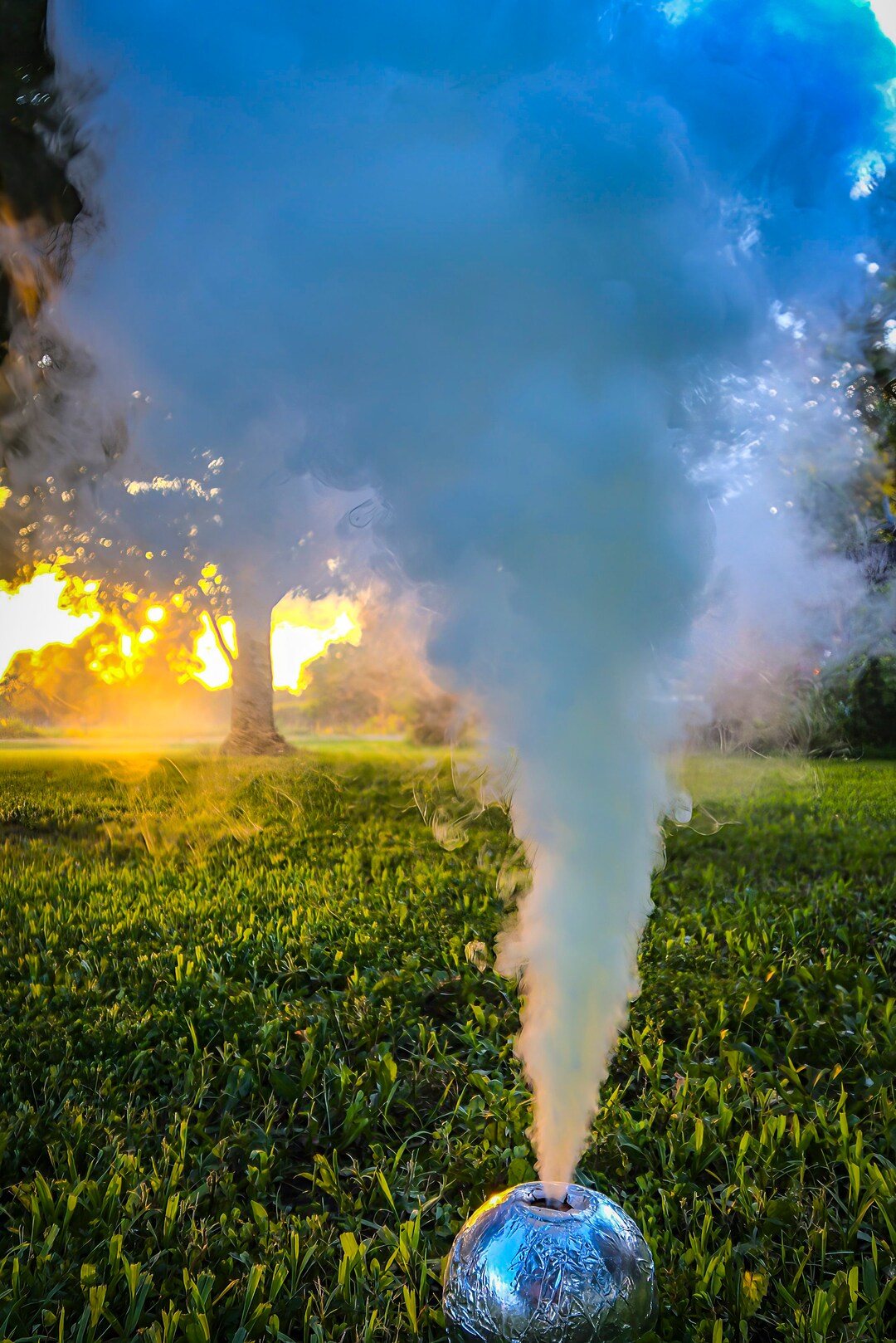 Blue Smoke Bomb - Etsy