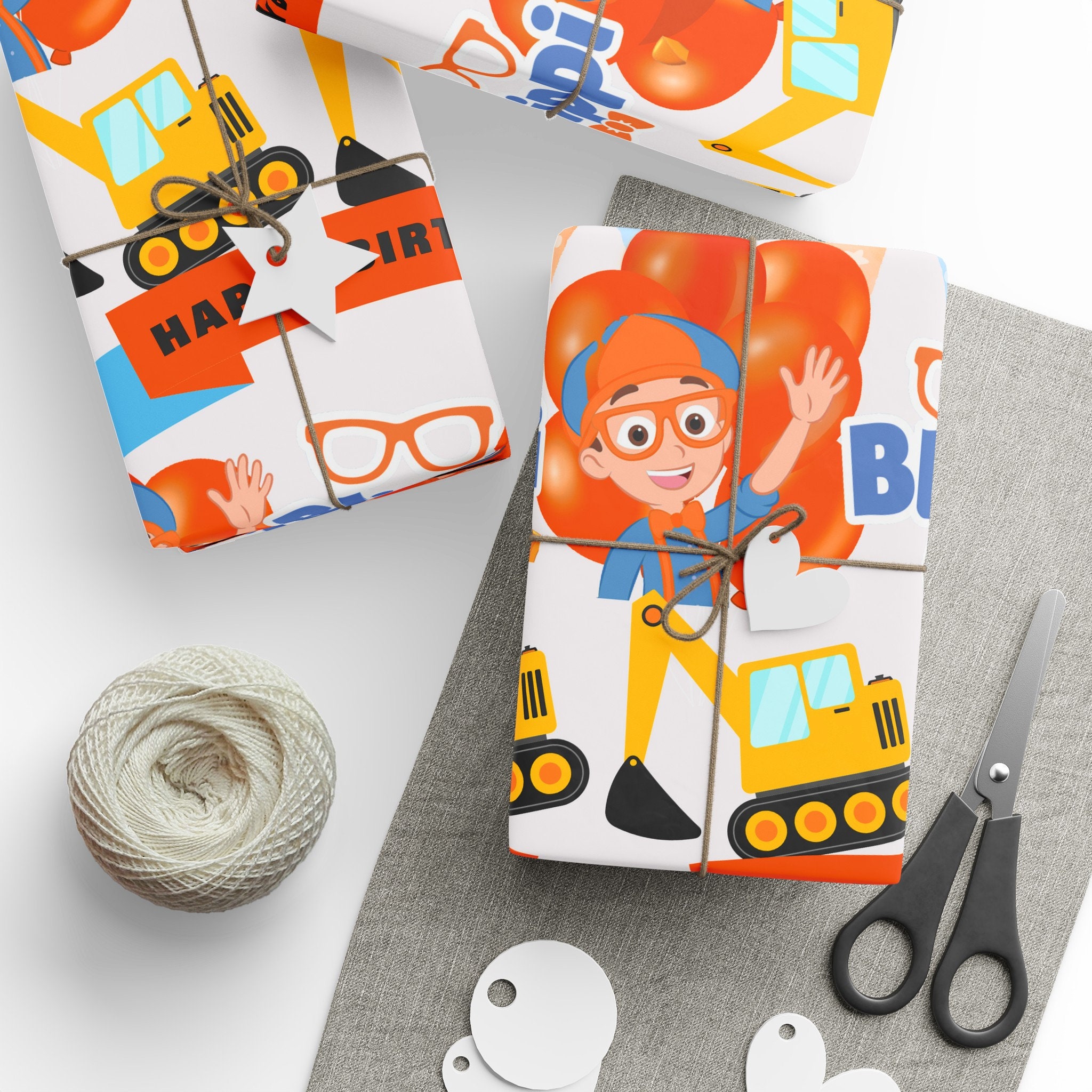 Blippi Gift Wrap - Etsy