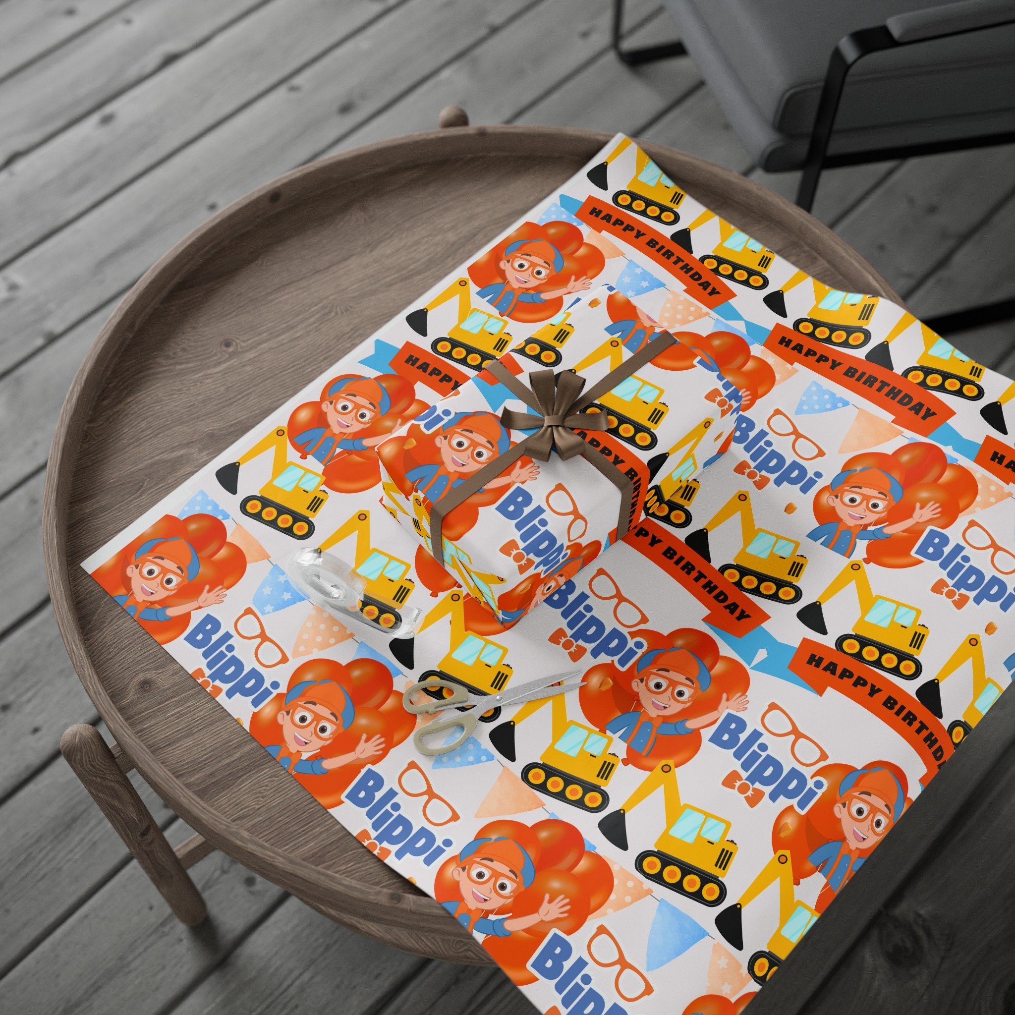 Blippi Gift Wrap - Etsy