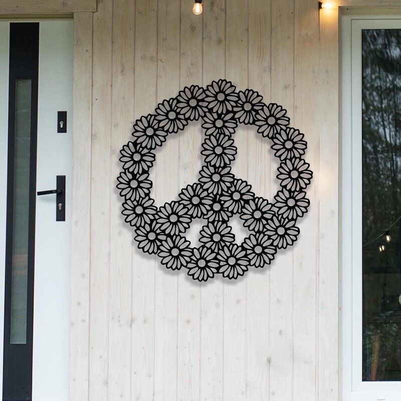 Peace Sign Wall Art - Etsy