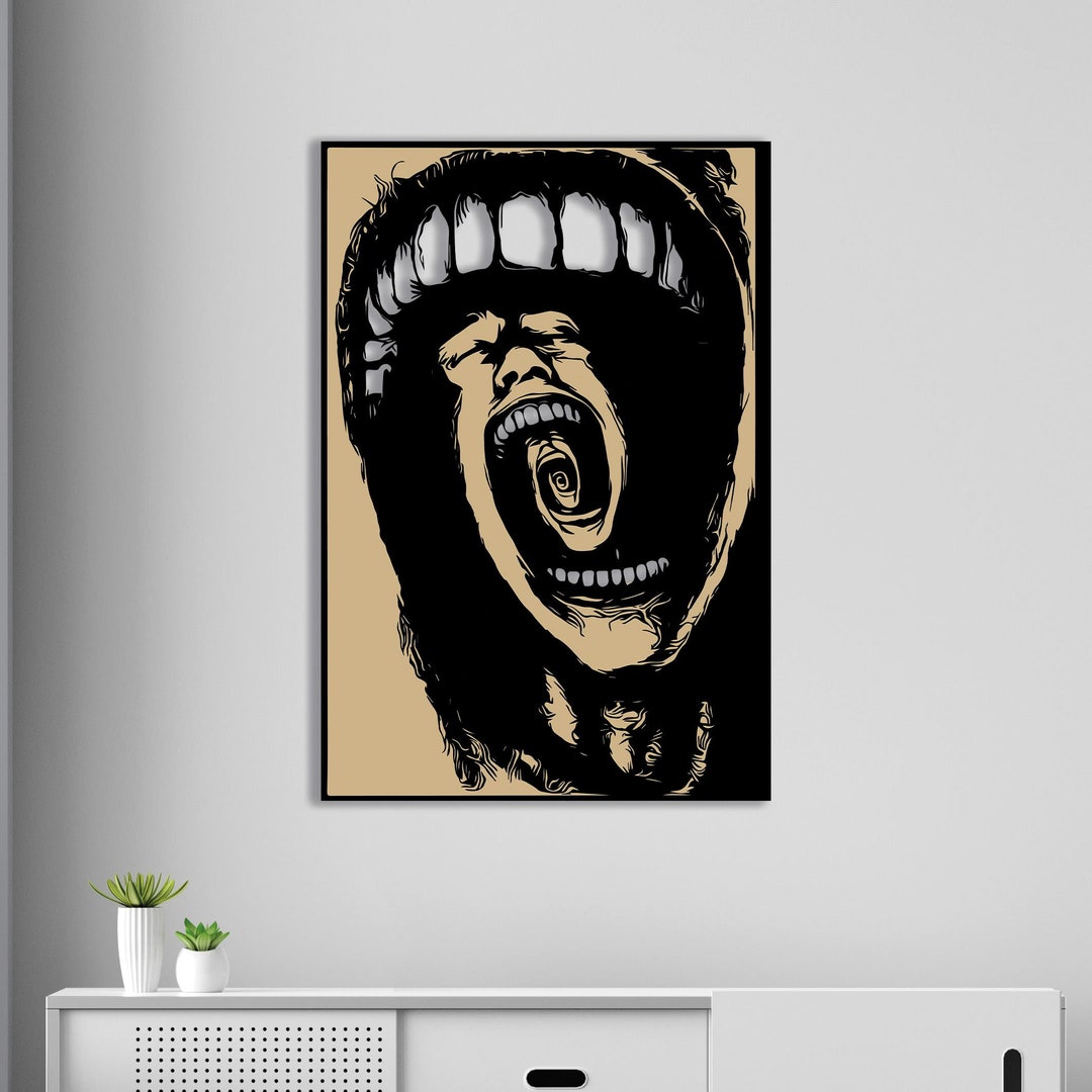 Metal Humanity and Modernism Wall Art ,metal Wall Art, Modern Cultere ...