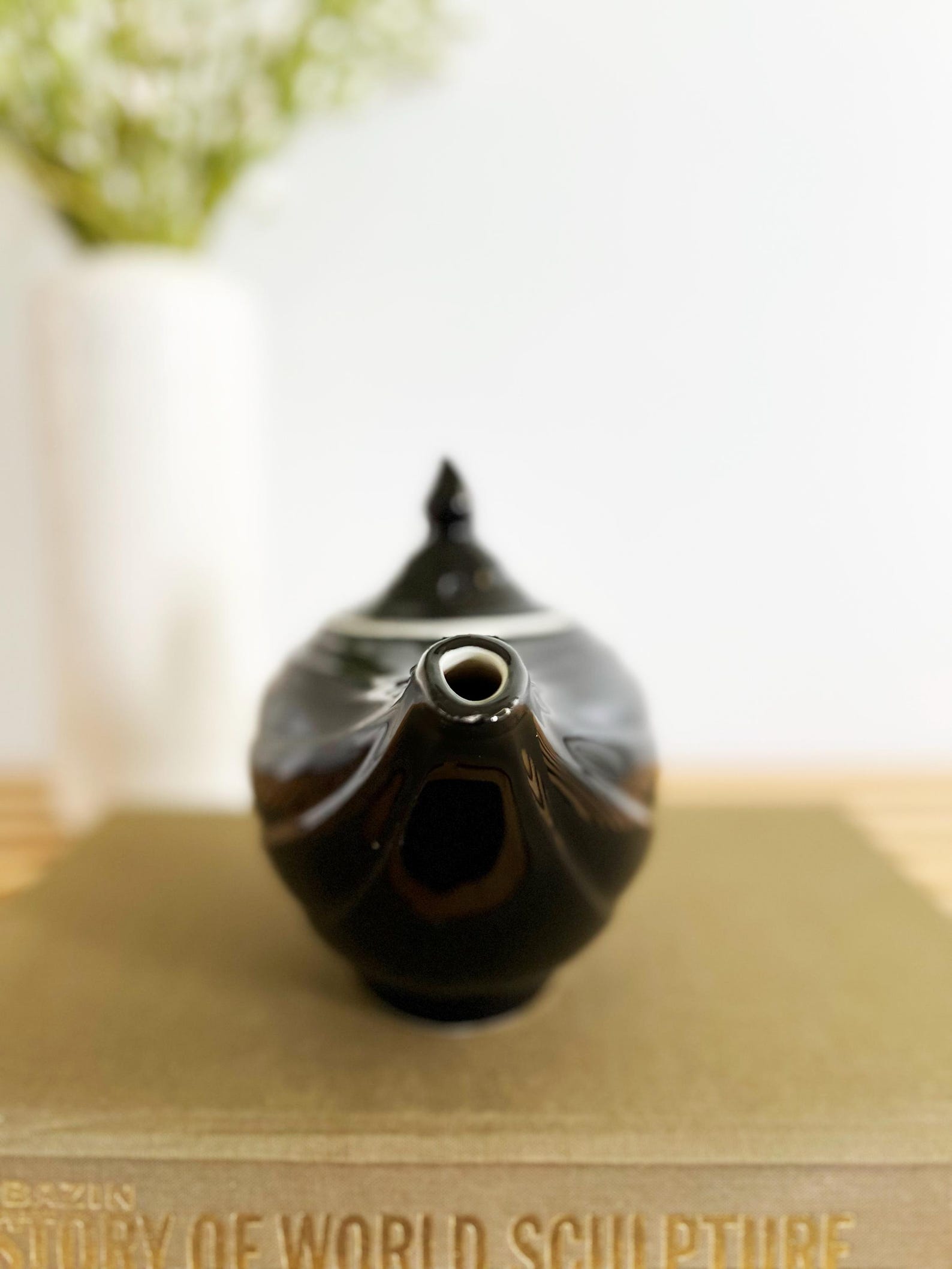 1950's Iconic Black Aladdin Tea Pot by Hall China Company - Etsy