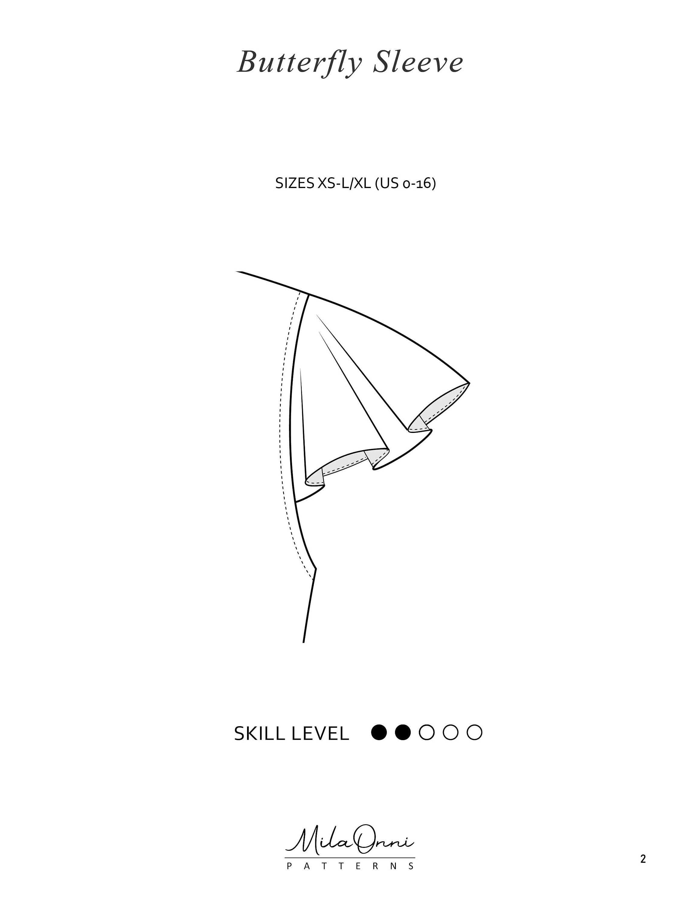 Flutter Sleeve Sewing Pattern for Wedding Guest Dress | Beginner Sewing ...