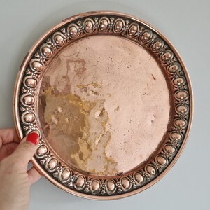 Vintage Copper Plate Antique Decorative Wall Hanging - Etsy UK