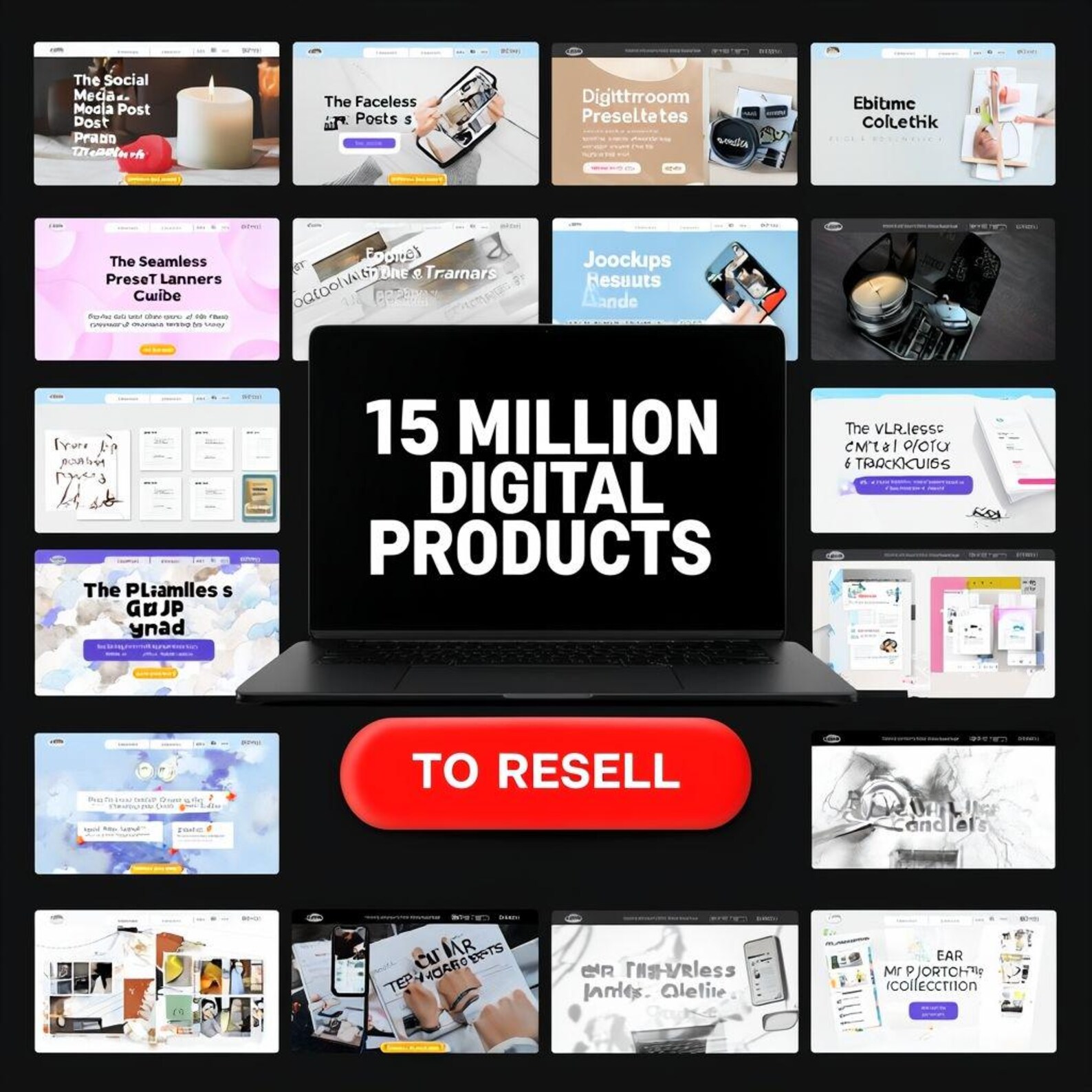 Mega Digital Products Pack – 15 Million Resellable Downloads, Ideal for ...