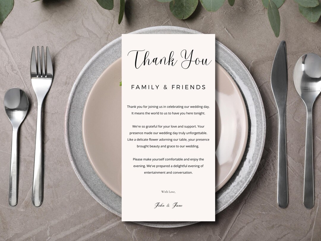 Place Card Template for Weddings. Seat Cards With a Touch of Class ...