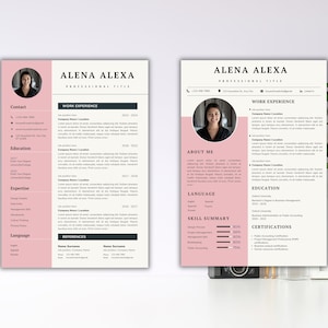 Professional Resume Template for Word Minimalist Resume Resume CV ...