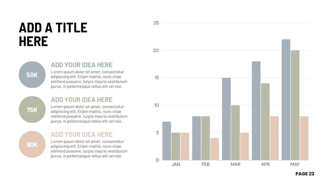 Editable Infographics Slides Powerpoint Template Design With Clean ...