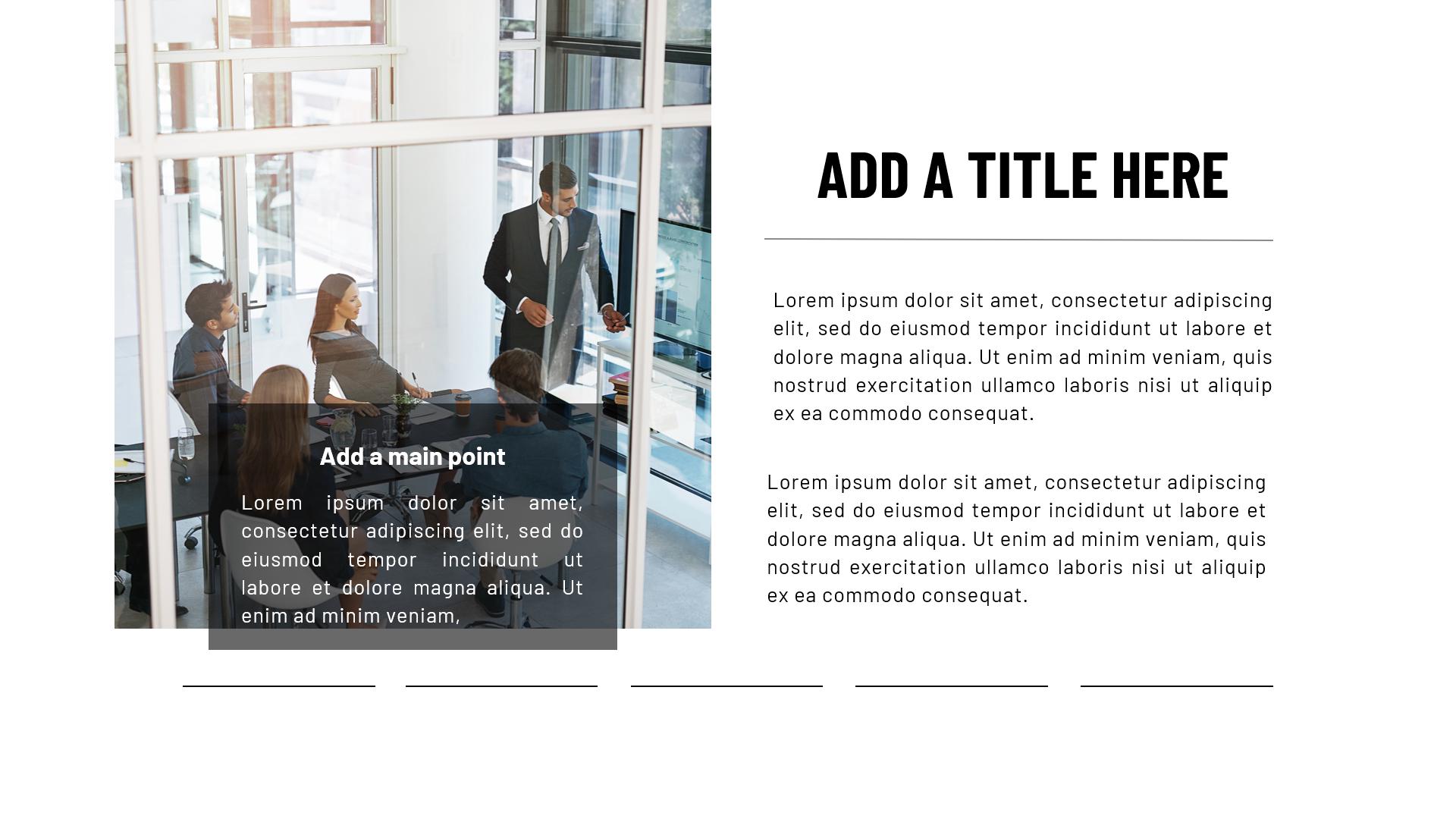 Make a Lasting Impression : Professional Presentation Templates Design ...