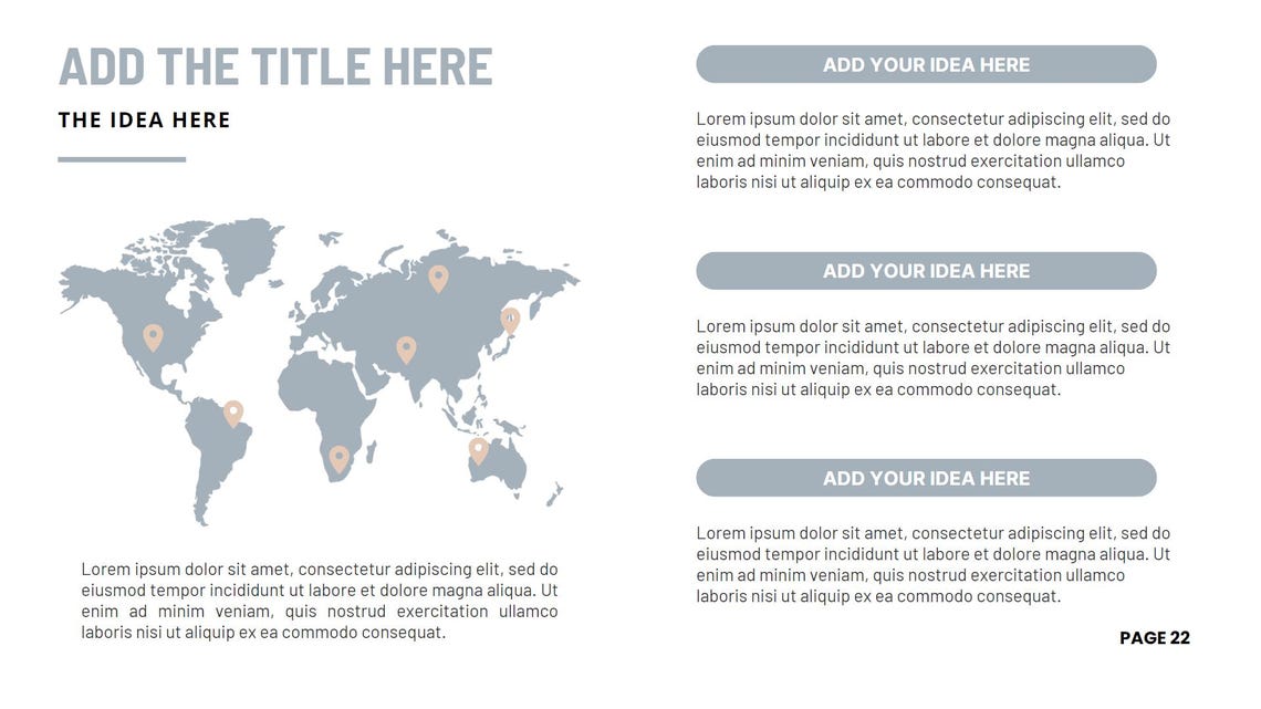 Editable Infographics Slides Powerpoint Template Design With Clean ...