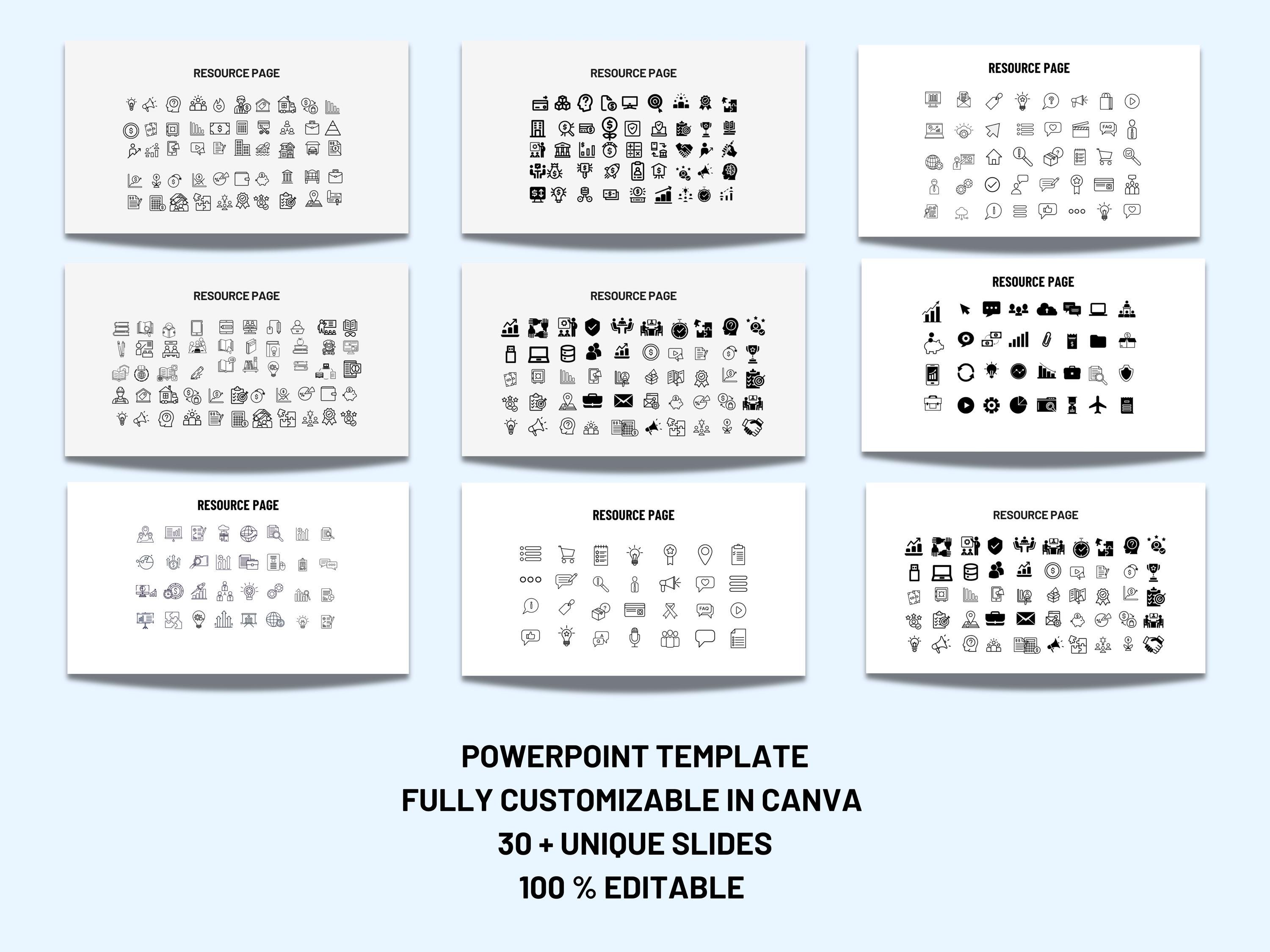 Editable Powerpoint Template Design With Modern Powerpoint Infographics ...