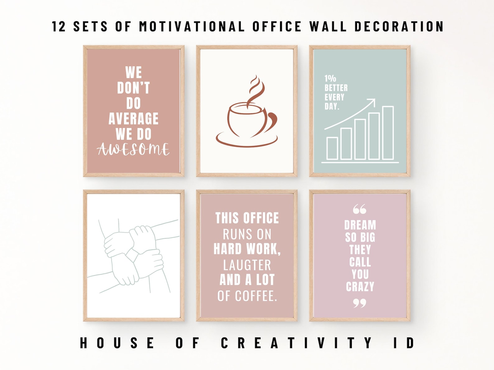 Motivational Office Poster Set: Teamwork Quotes (digital Download) - Etsy