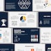 Minimalist Powerpoint Template: Sleek Navy Design for Canva Pro/edu and ...