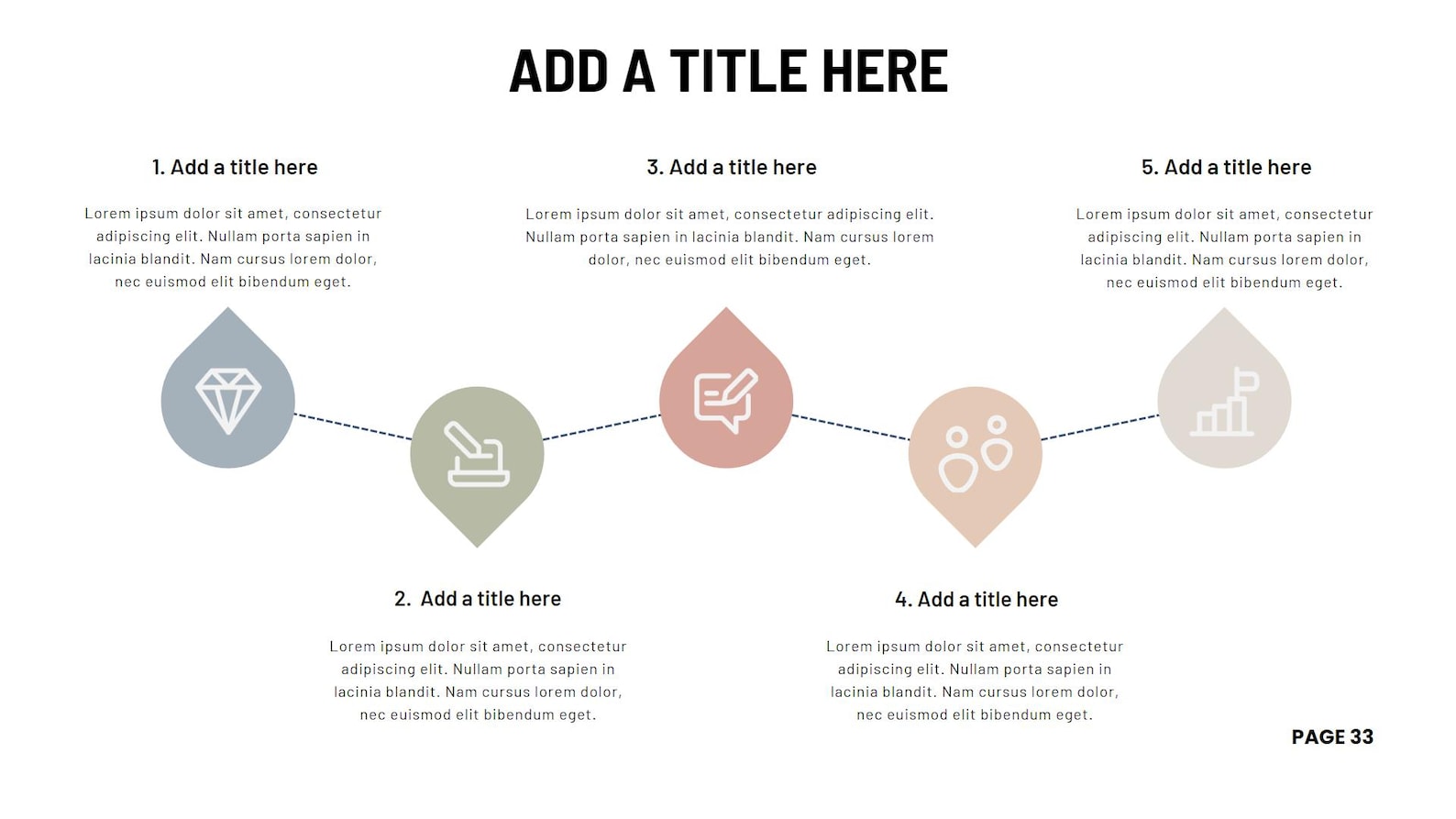 Editable Infographics Slides Powerpoint Template Design With Clean ...