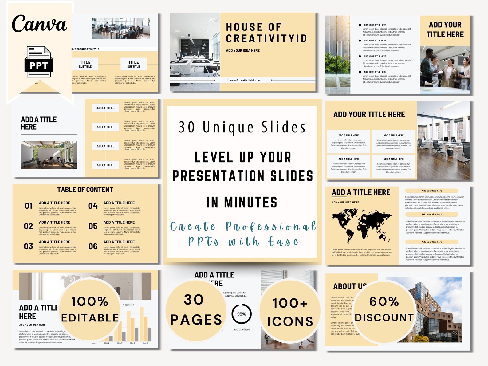 Sleek and Professional Powerpoint Template: Perfect for Business ...
