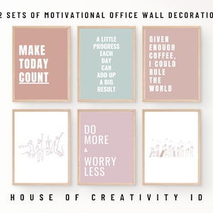 Motivational Office Poster Set: Teamwork Quotes (digital Download) - Etsy