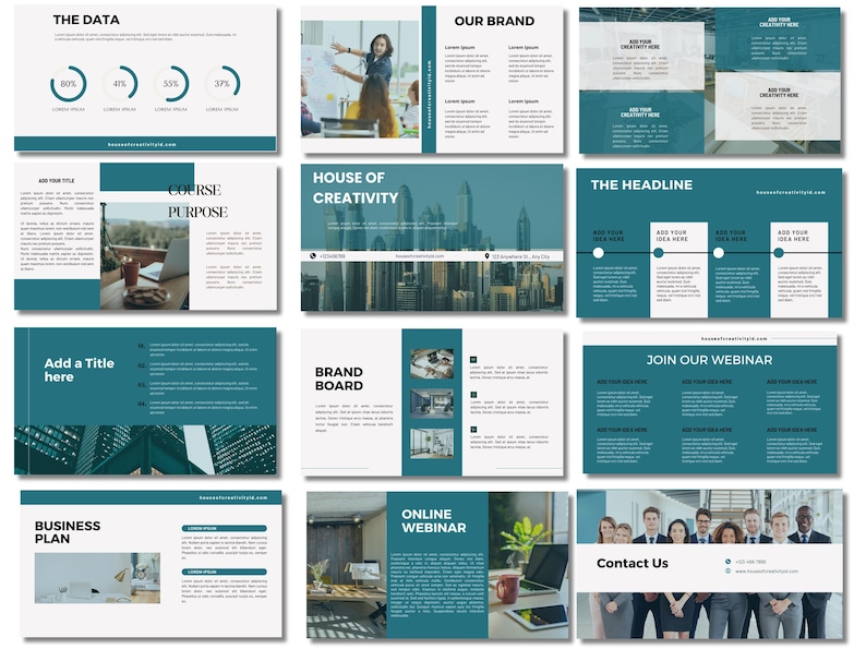 Editable Powerpoint Template With Modern Slides for Business Executive ...