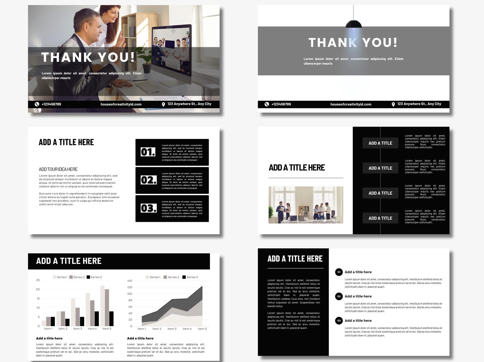 Make a Lasting Impression : Professional Presentation Templates Design ...