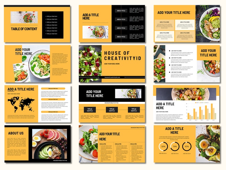 Restaurant Business Powerpoint Culinary Powerpoint Template Powerpoint ...