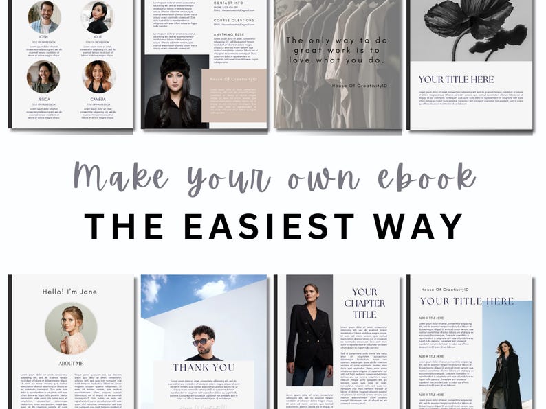 60-page Ebook & Workbook Template: Perfect for Authors, Coaches, and ...
