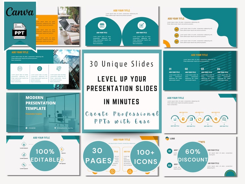 Bearbeitbares Power Point Template Design mit modernen Power Point ...