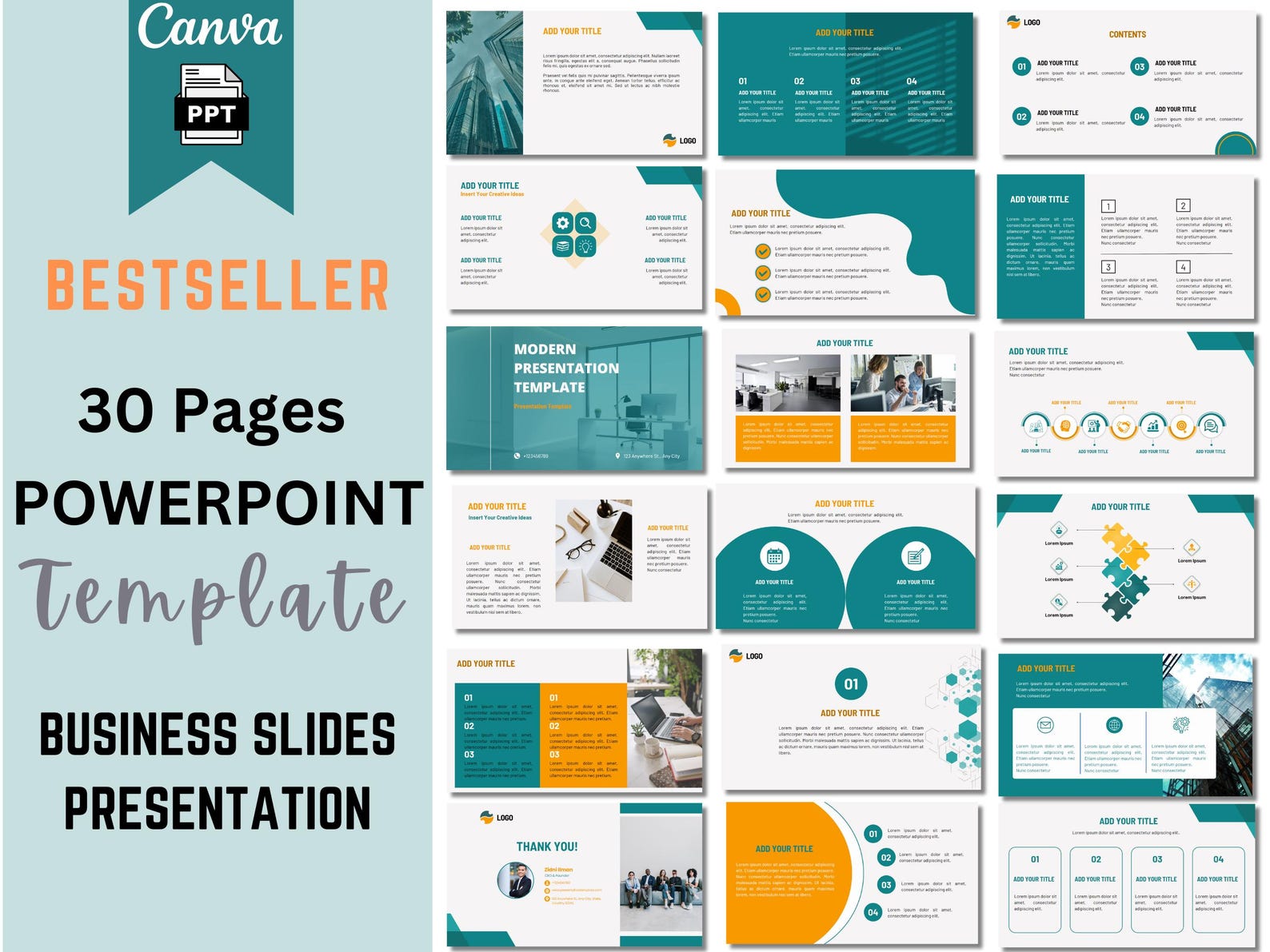 Bearbeitbares Power Point Template Design mit modernen Power Point ...
