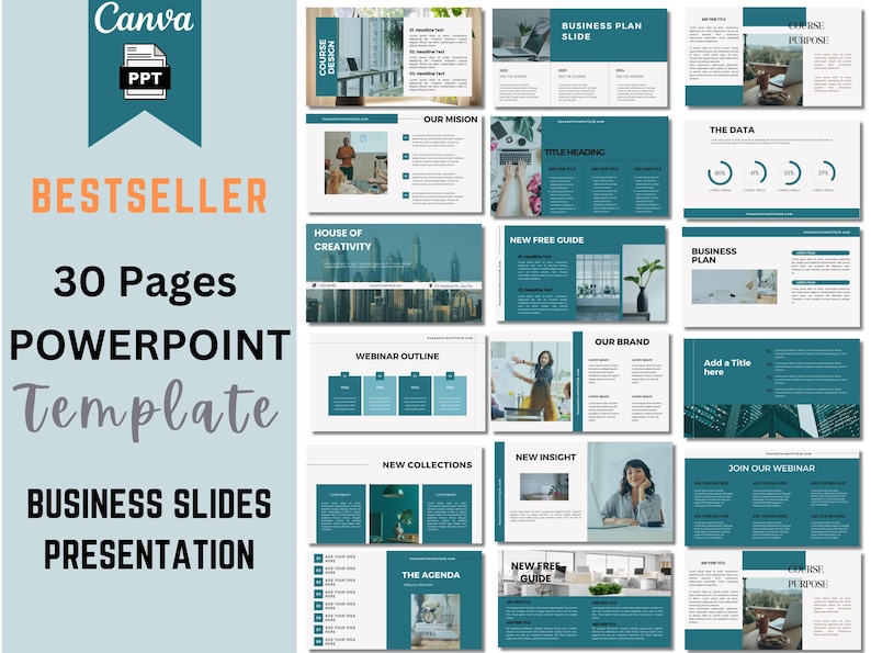 Editable Powerpoint Template With Modern Slides for Business Executive ...