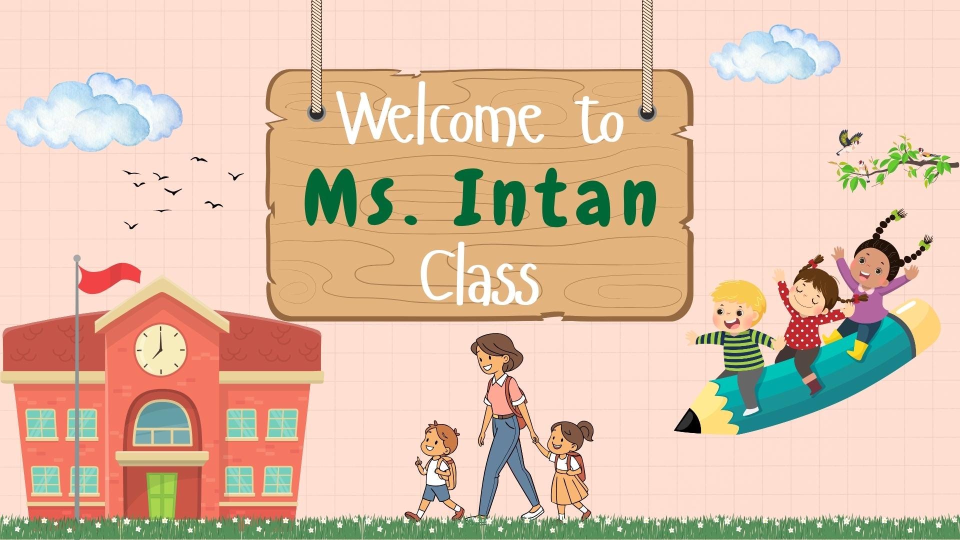 Interactive Kids Classroom PPT Template: 21 Editable Slides (digital ...