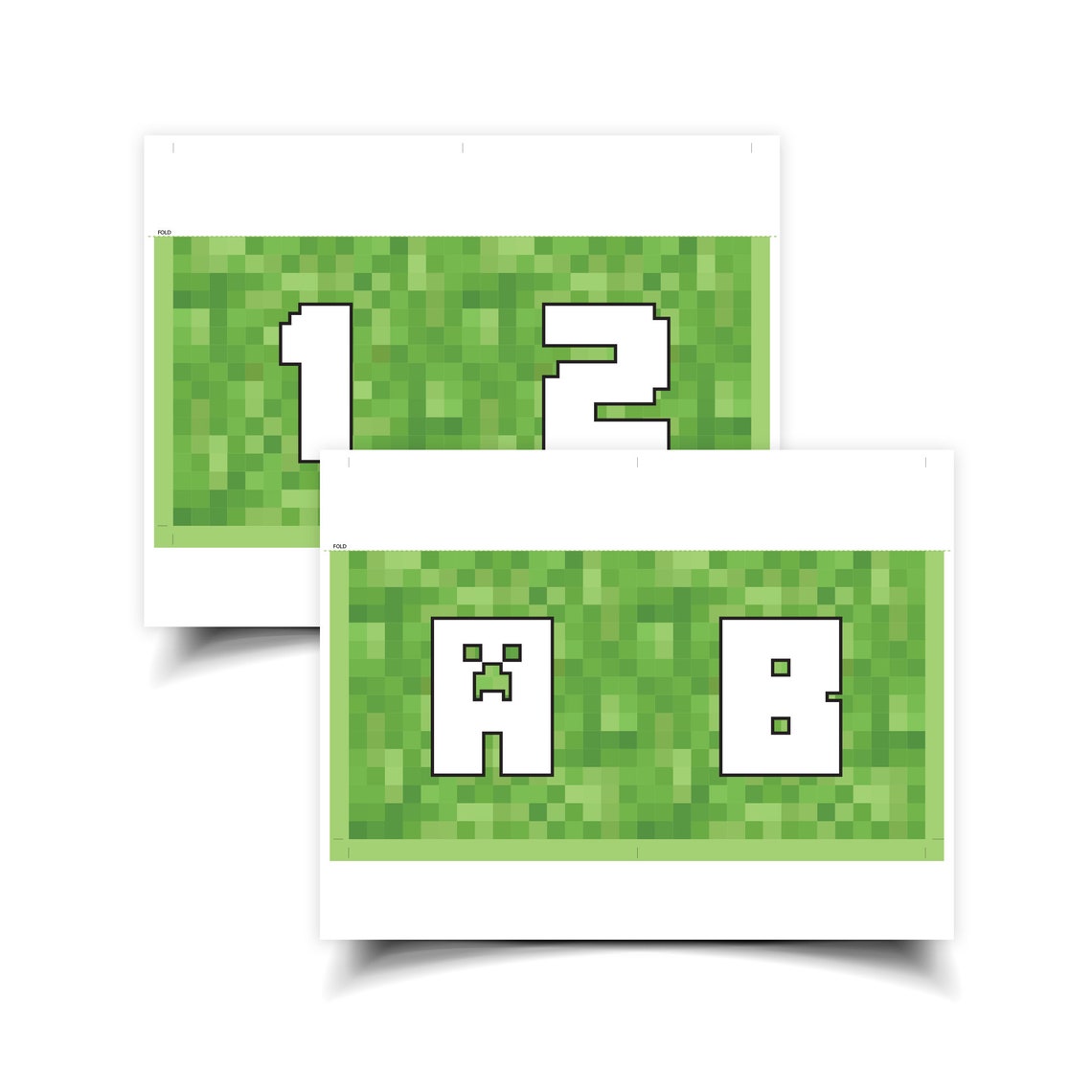 Minecraft Bunting Pennant Birthday Party or Any Occasion - Etsy