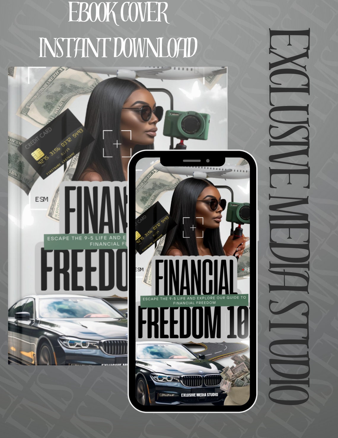 Ebook Cover Page, Cover Page, Digital Template, Instant Download - Etsy