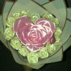 Heart Shaped Floral Arrangement - Etsy