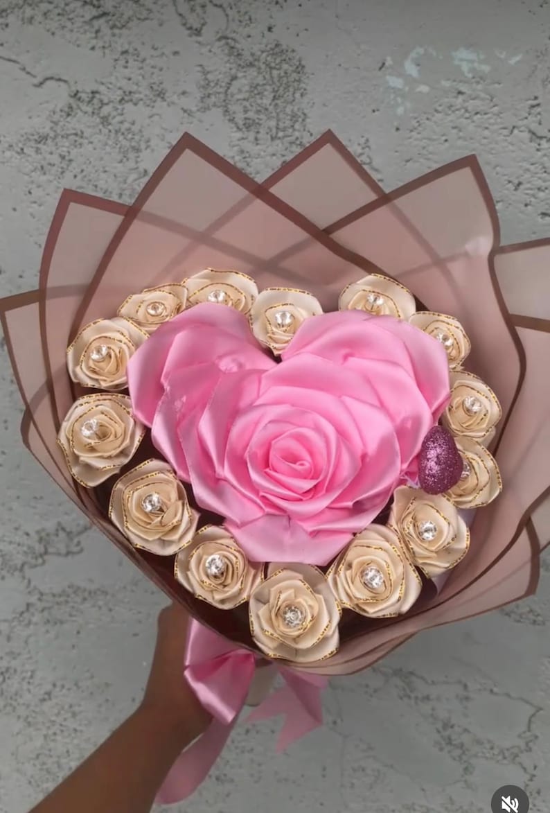 Heart Shaped Floral Arrangement - Etsy