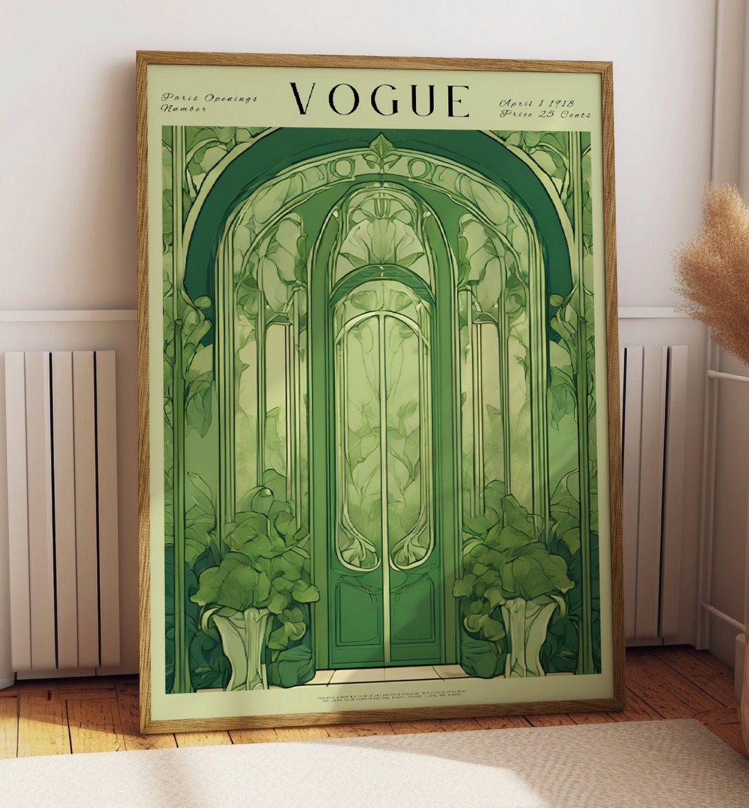 Fashion Magazine Poster, Retro Fashion Canvas Art, Vintage Fashion ...