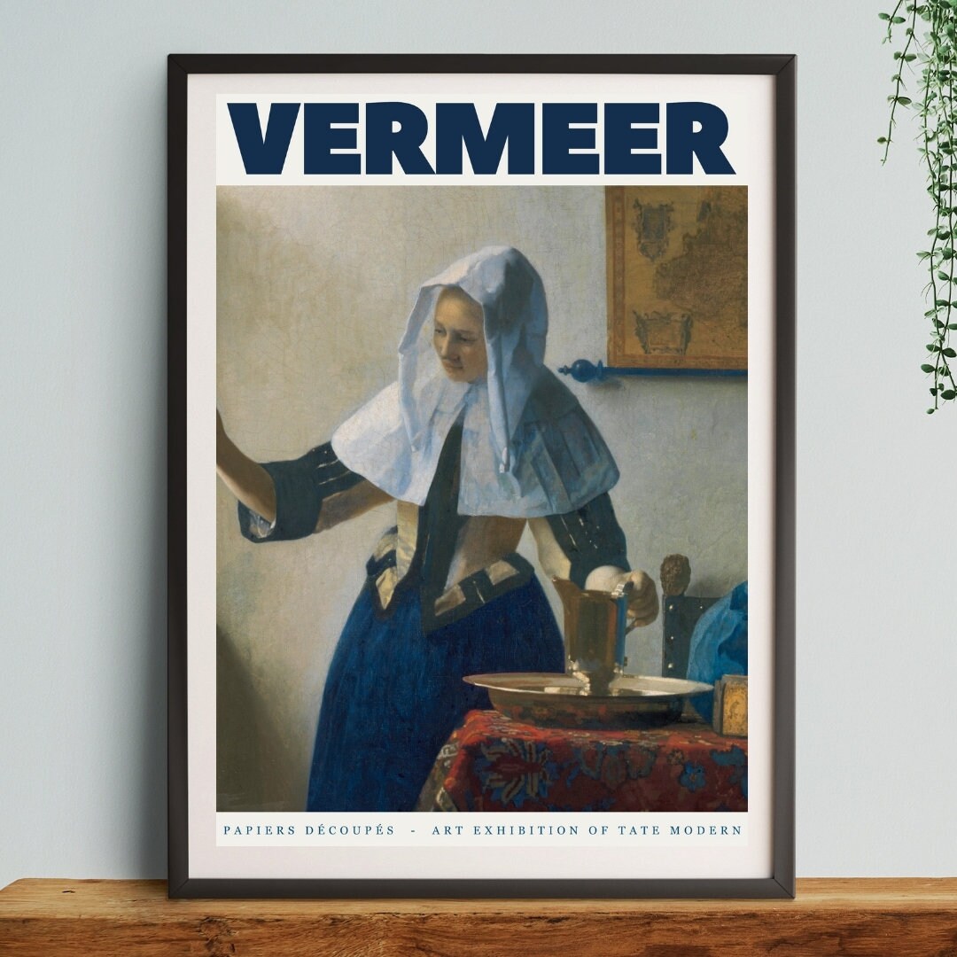 Johannes Vermeer, Fine Art Print, Vintage Poster, Famous Paintings ...