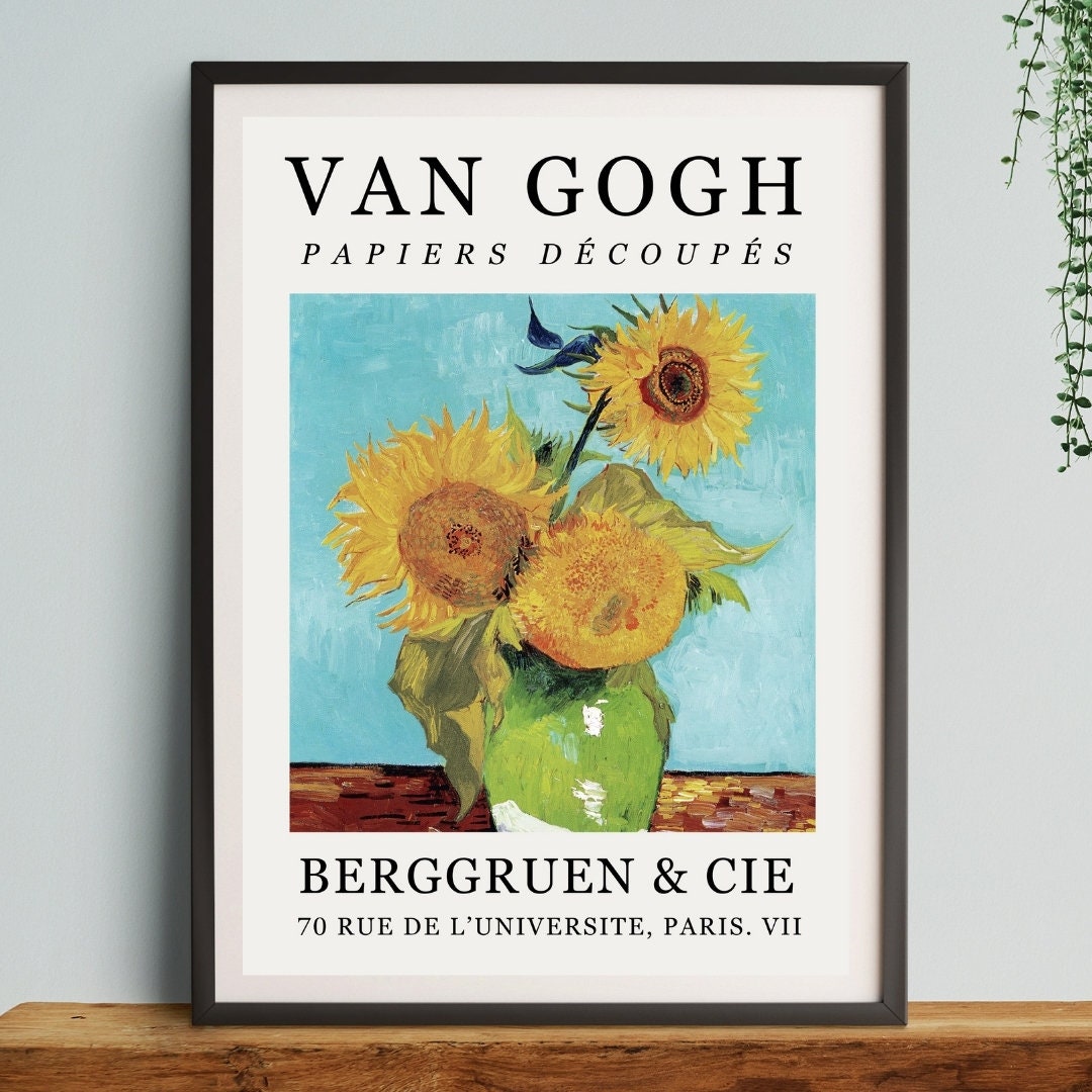 Vincent Van Gogh Poster Modern Exhibition Wall Art, Van Gogh Print ...