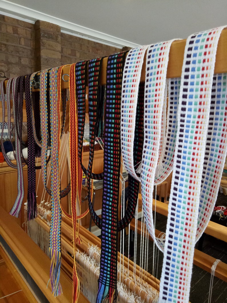 Rigid Heddle Weaving, Inkle Bands and Bag, Digital Download PDF, Inkle ...