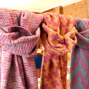 Floor Loom or Table Loom PDF Pattern, the Crackle Collection, 4 Shaft ...