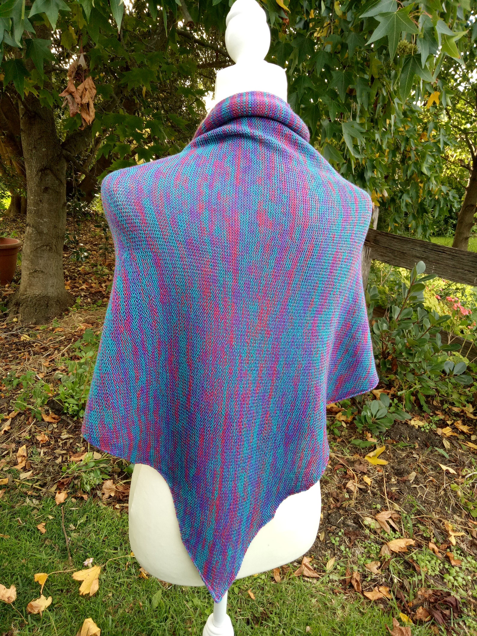 Knitting Machine Pattern, Triangle Shawl, PDF Digital Download - Etsy