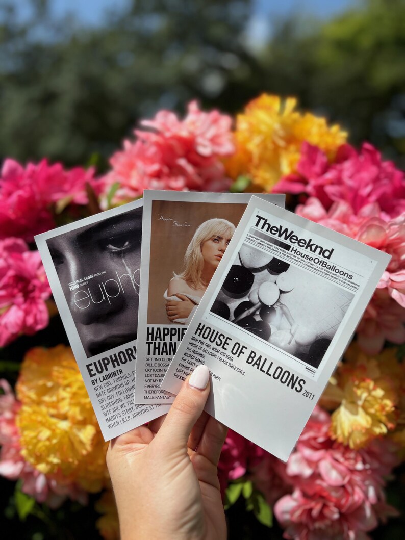 Custom Music Album Cover Poster Sticker, Poster Sticker, Mini Poster ...